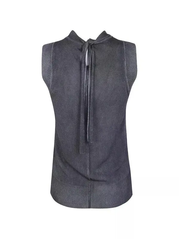 PIERANTONIOGASPARI Sleeveless Tie-neck Top