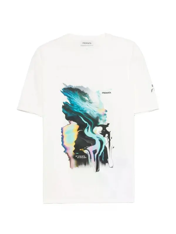 Premiata Graphic-print T-shirt - White