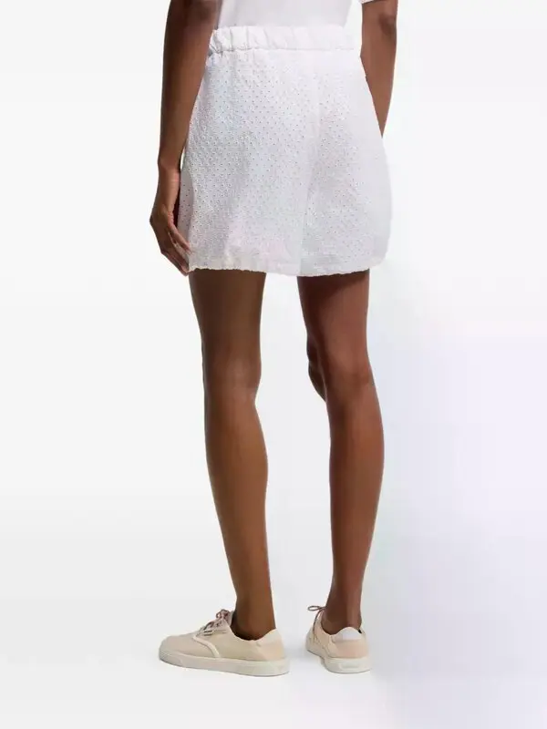 Moncler San Gallo Eyelet Drawstring Shorts
