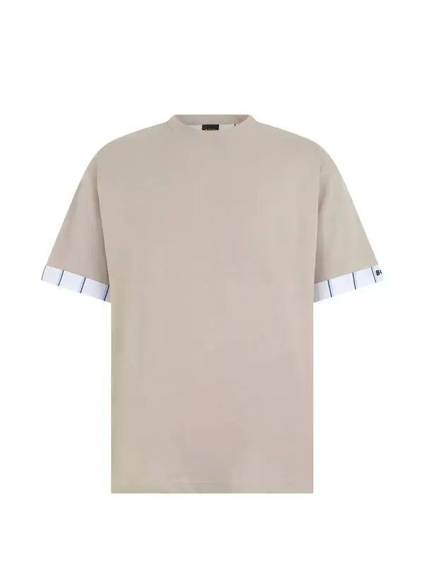 BOSS Striped Cuff T-shirt