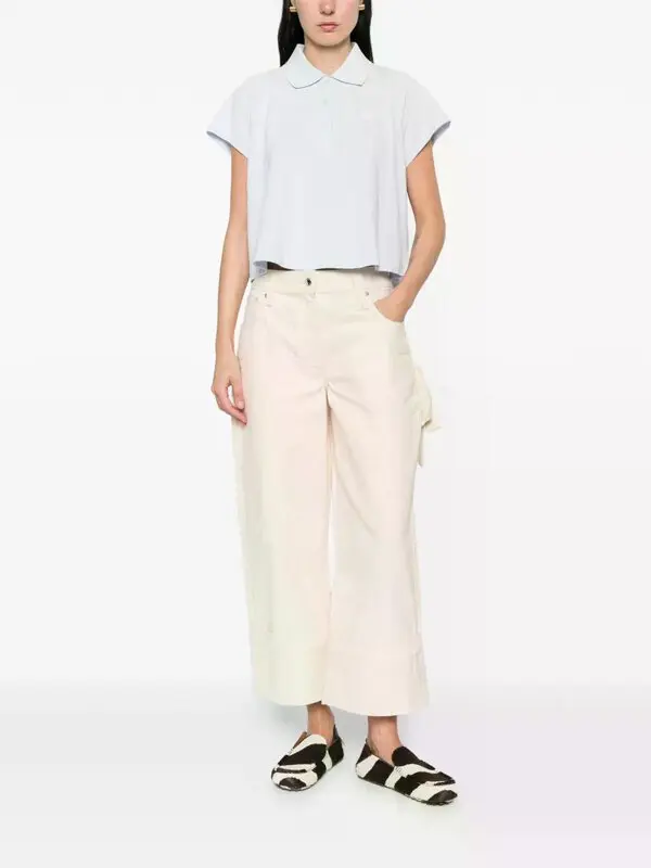 Dorothee Schumacher Sporty Romance Short-sleeve Polo Shirt - Blue