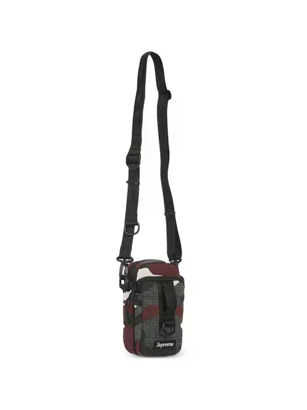 Supreme Camouflage Print Messenger Bag - Grey