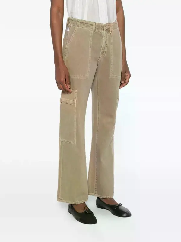 Citizens Of Humanity Sienna Patch-pocket Jeans - Neutrals