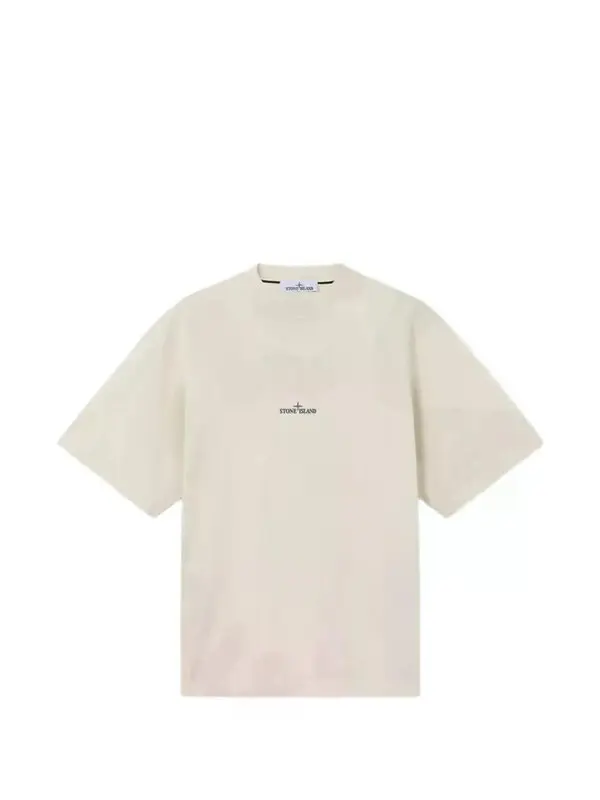 Stone Island Logo-print T-shirt - Neutrals