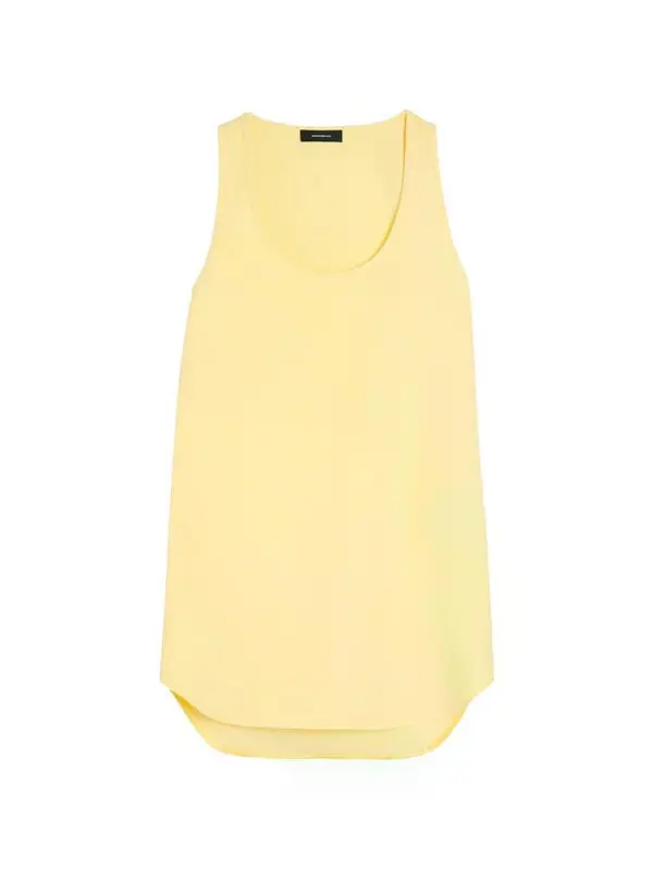 Wardrobe.NYC Sleeveless Scoop Neck Tank Top - Yellow