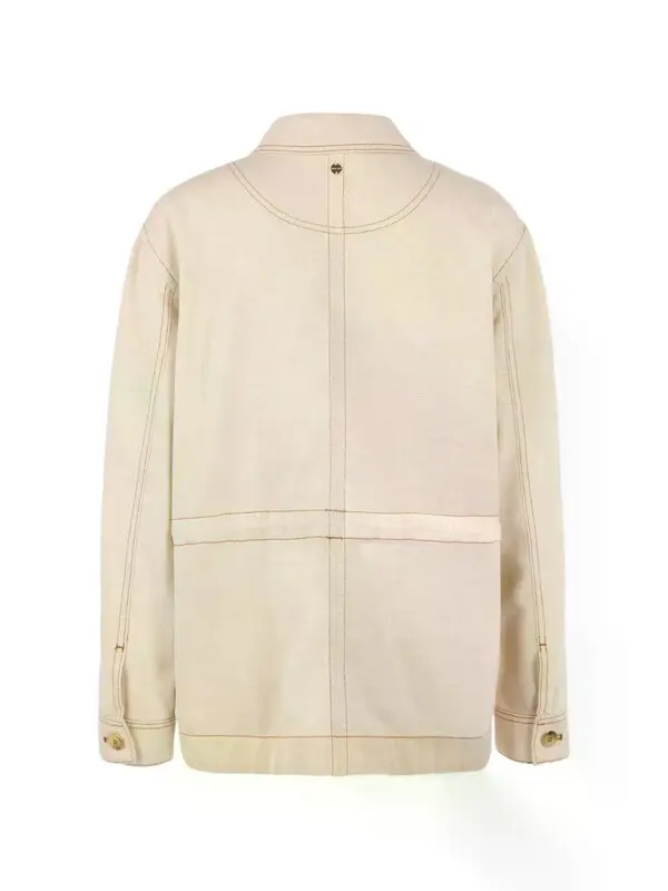 MARCCAIN Marc Cain Pocket Jacket With Contrasting Topstitching