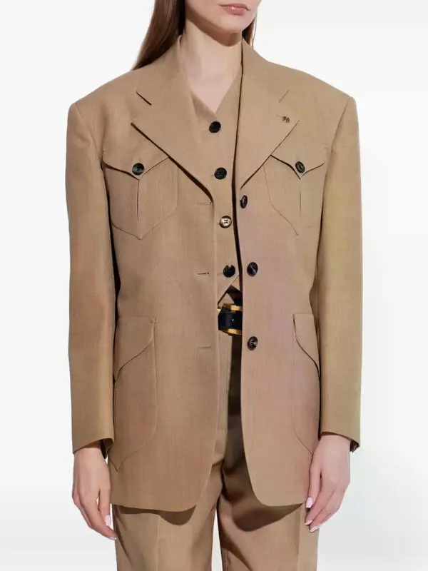 Versace Buttoned Pocket Jacket