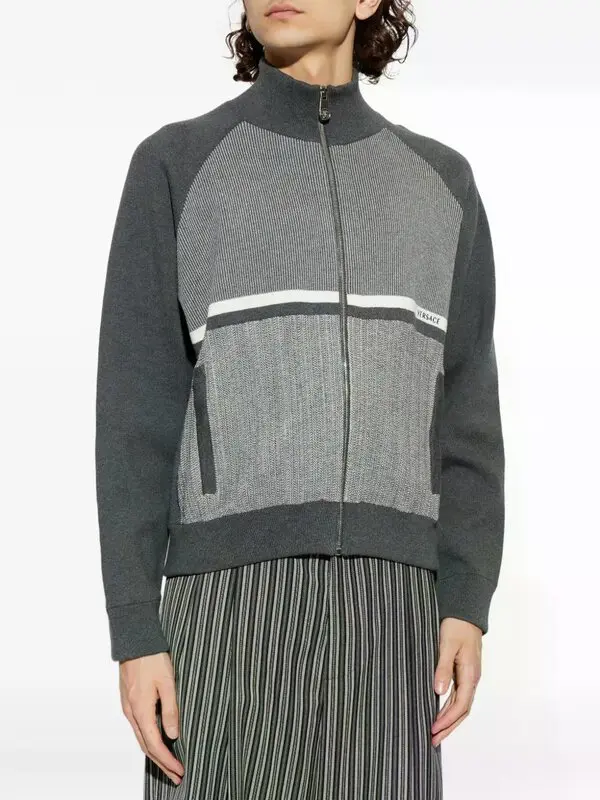Versace Zip-up Cardigan