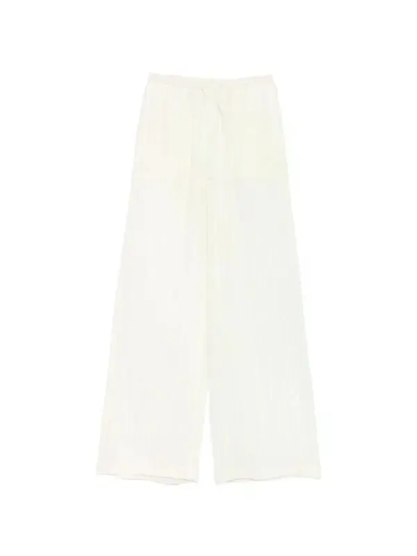 Séfr Daphne Palazzo Pants Off-white Cotton