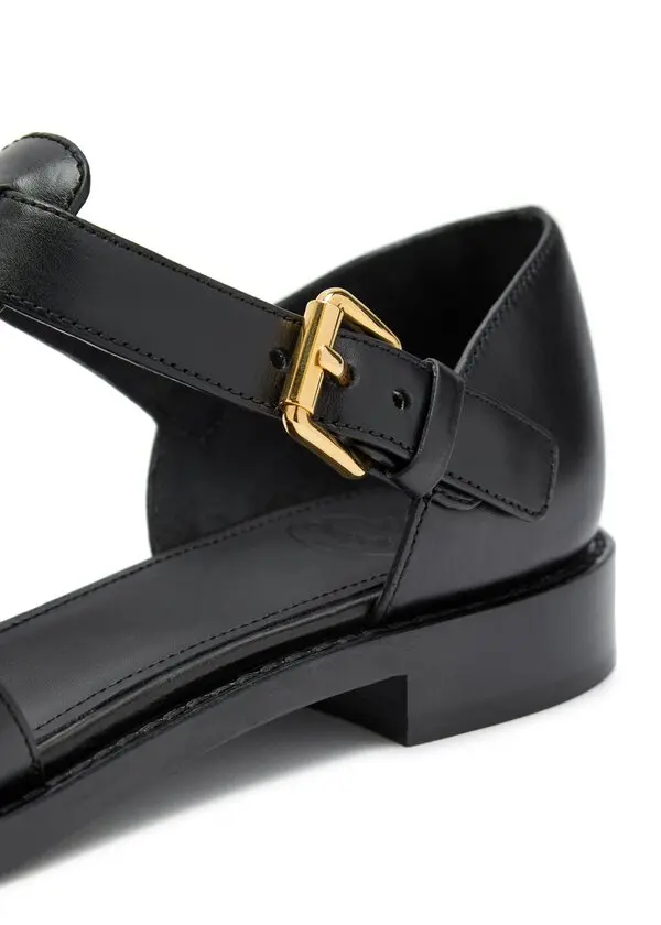 Church's Kelsey Woven Leather Sandals With Buckle Fastening