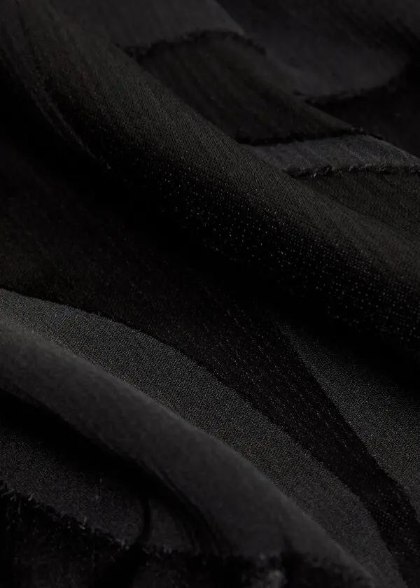 DELOS Amaris Devoré Georgette Mini Dress