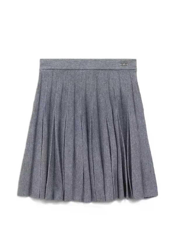 Balenciaga Pleated Elasticated Skirt - Grey