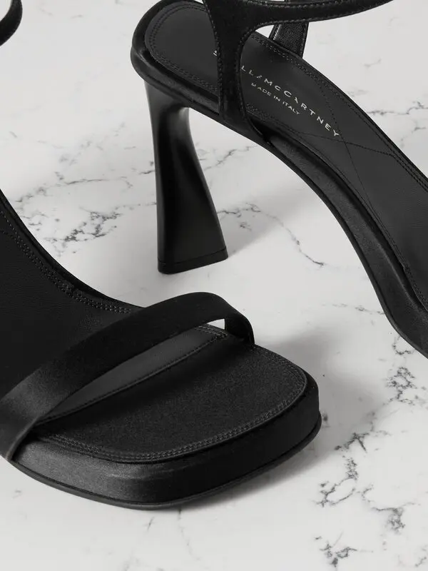 Stella McCartney Satin Platform Sandals