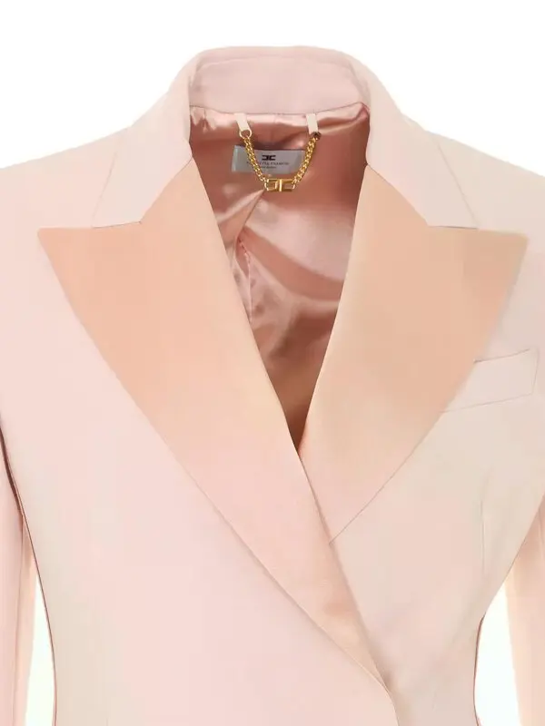 Elisabetta Franchi Double-breasted V-neck Blazer