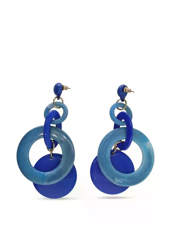 ENRICO COVERI VINTAGE Circular Design Earrings