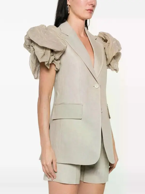 Max Mara Sabituro Ruffle Sleeve Gilet