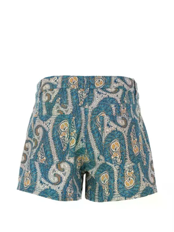 Etro Paisley Print Tailored Shorts