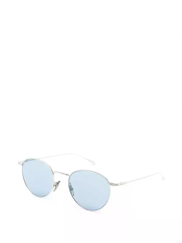 Montblanc Round-frame Sunglasses - Silver