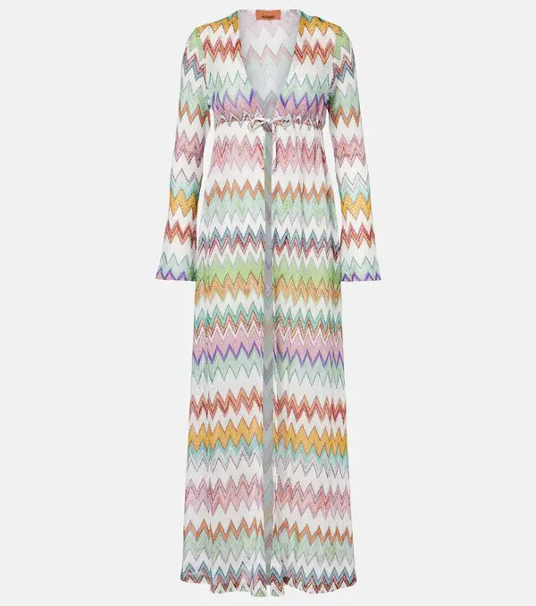 Missoni Zigzag Lame Beach Cover-up - Multicoloured