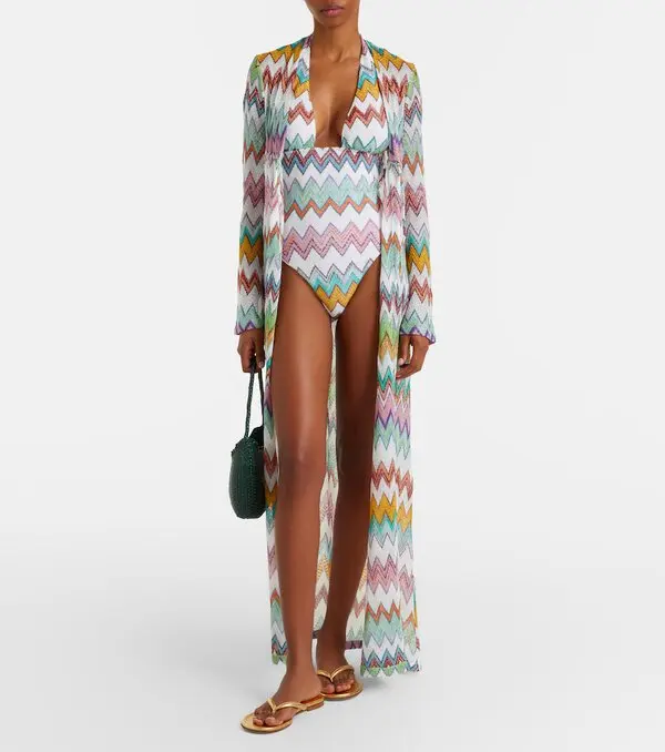 Missoni Zigzag Lame Beach Cover-up
