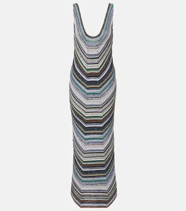 Missoni Striped Lame Gown - Multicoloured