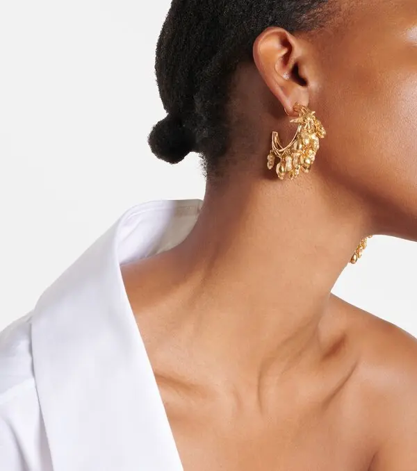 Givenchy Lucky Charms Hoop Earrings