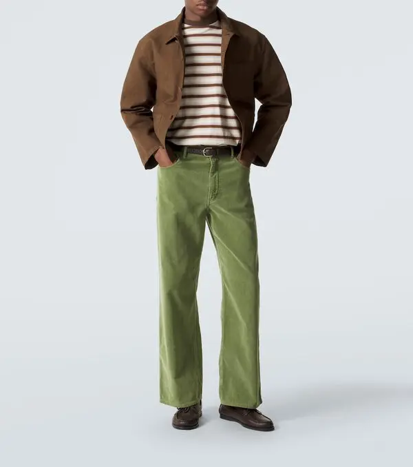 Auralee Cotton Twill Jacket - Brown