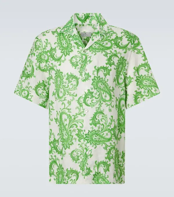 Etro Paisley Linen Shirt