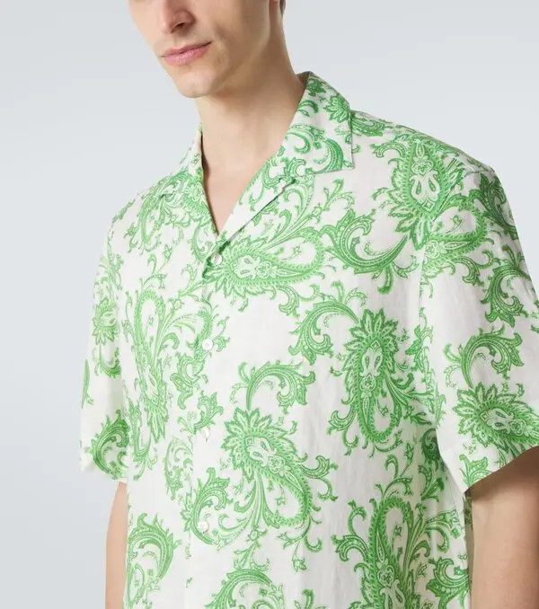 Etro Paisley Linen Shirt