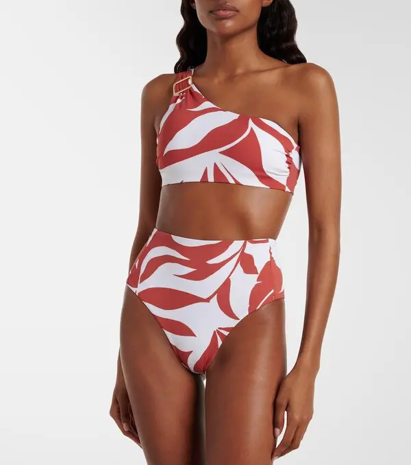 Max Mara Argenta One-shoulder Bikini Top - Orange
