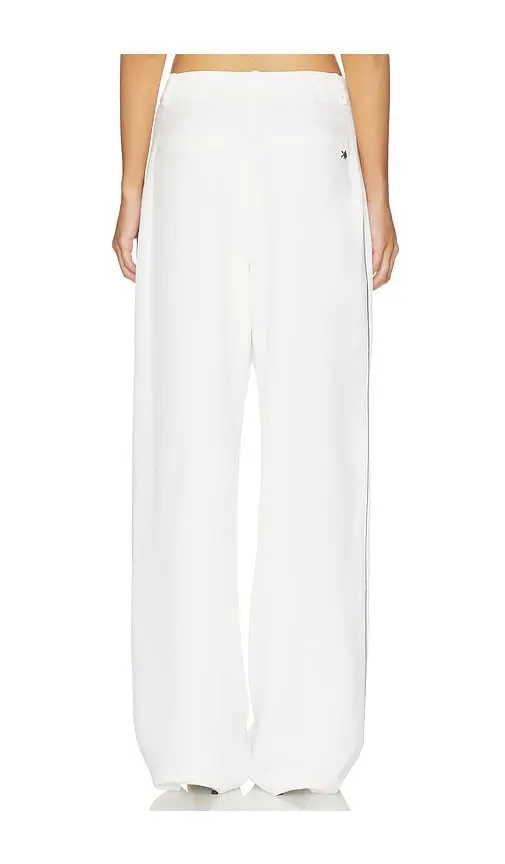 KATE BARTON Wool Cotton Pleat Trouser