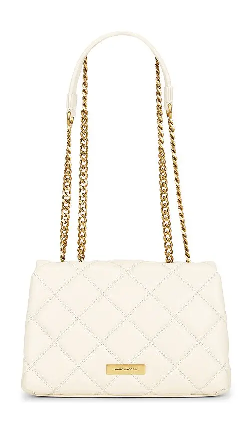 Marc Jacobs The Slim Dual Chain Shoulder Bag - Ivory