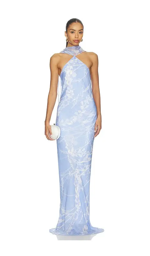 Amanda Uprichard Ashton Maxi Dress - Lavender