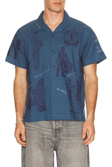 SAMUEL ZELIG Orchestra Camp Shirt - Deep Blue