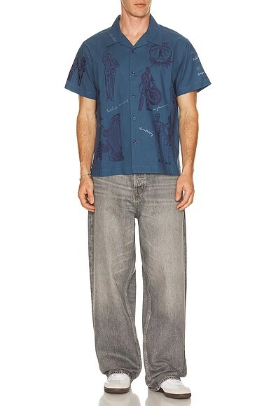 SAMUEL ZELIG Orchestra Camp Shirt - Deep Blue