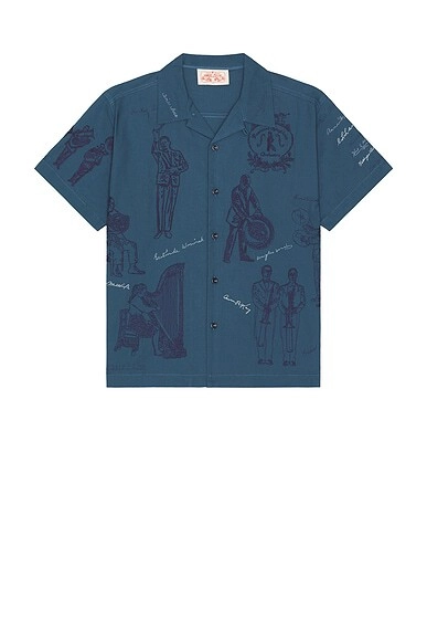 SAMUEL ZELIG Orchestra Camp Shirt - Deep Blue