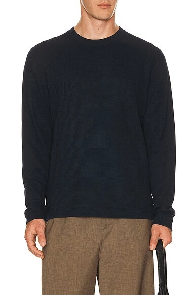 Theory Delroy Long Sleeve Tee - Baltic
