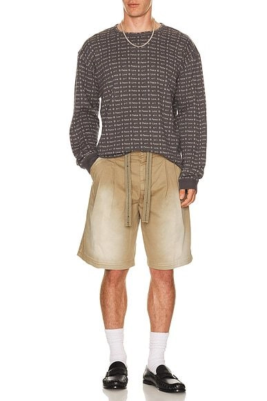 ERL Jacquard Long Sleeve Tee Knit