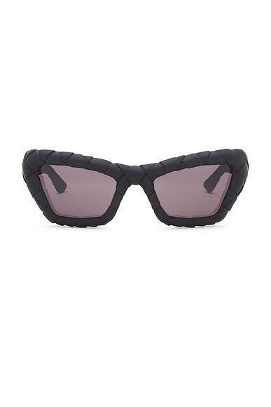 Bottega Veneta Knot Cat Eye - Black