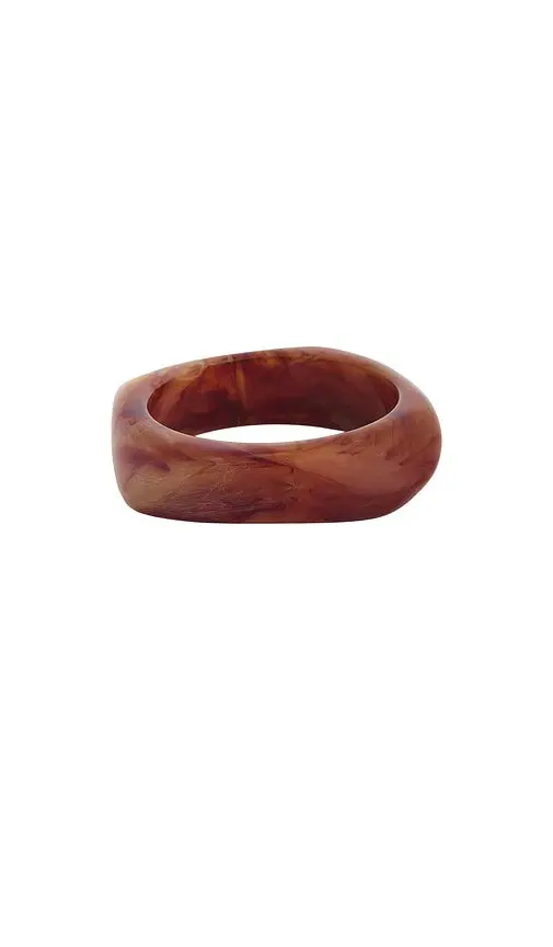 CASA CLARA Luna Bangle - Brown