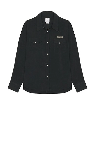 Visvim Four Corners Long Sleeve Shirt - Black