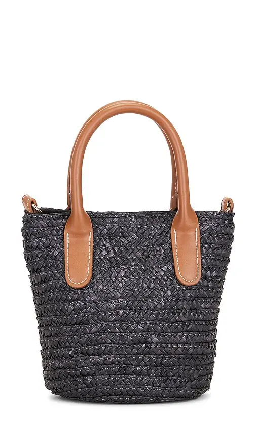Seafolly Raffia Micro Tote Bag - Black