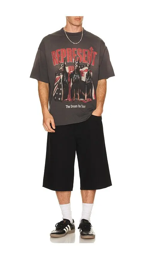 REPRESENT Dream On Tour Tee In . Also - Grey