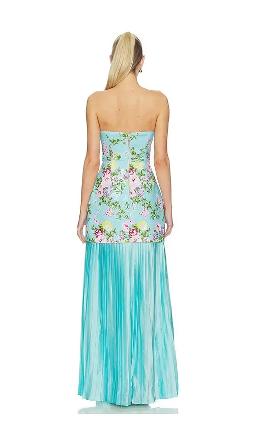 ELLIATT Emmeline Strapless Gown - Mint