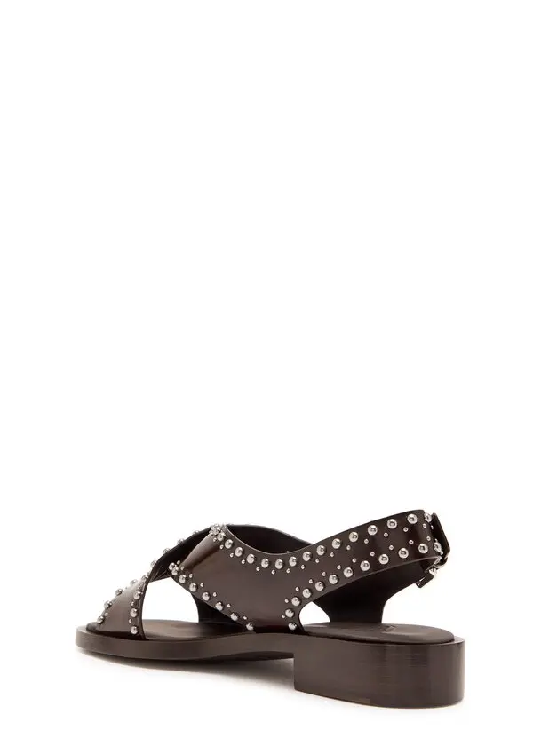 Church's Remi Patent Leather Studded Sandals