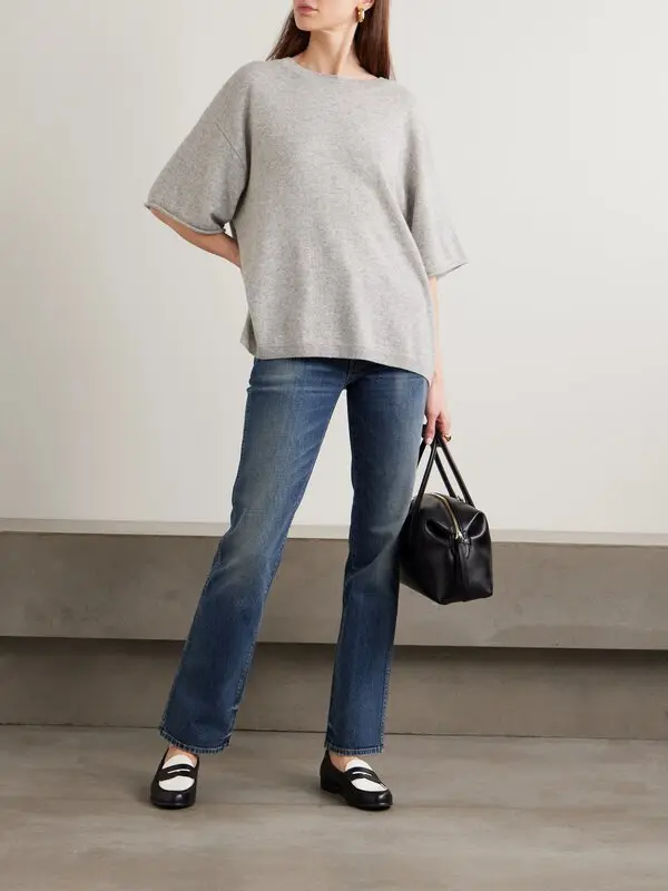 JAMIE HALLER The Freddie Mid-rise Slim-leg Jeans