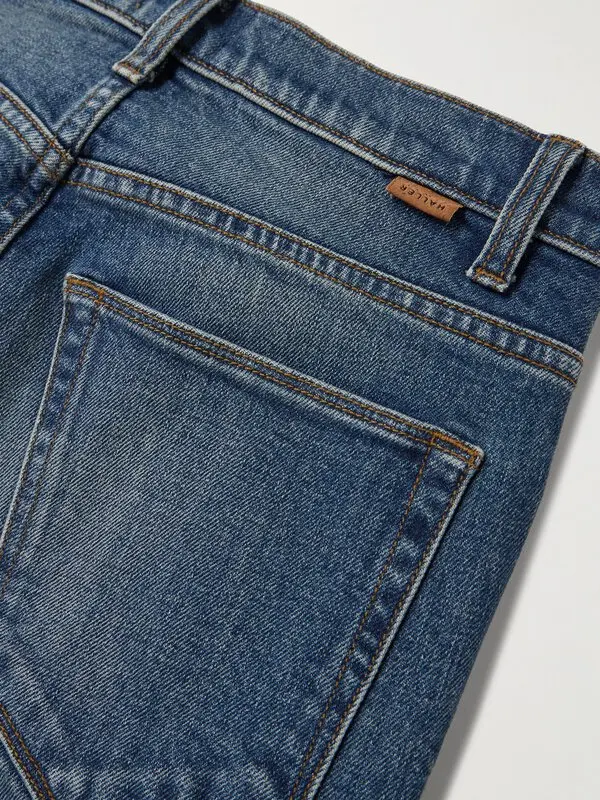 JAMIE HALLER The Freddie Mid-rise Slim-leg Jeans