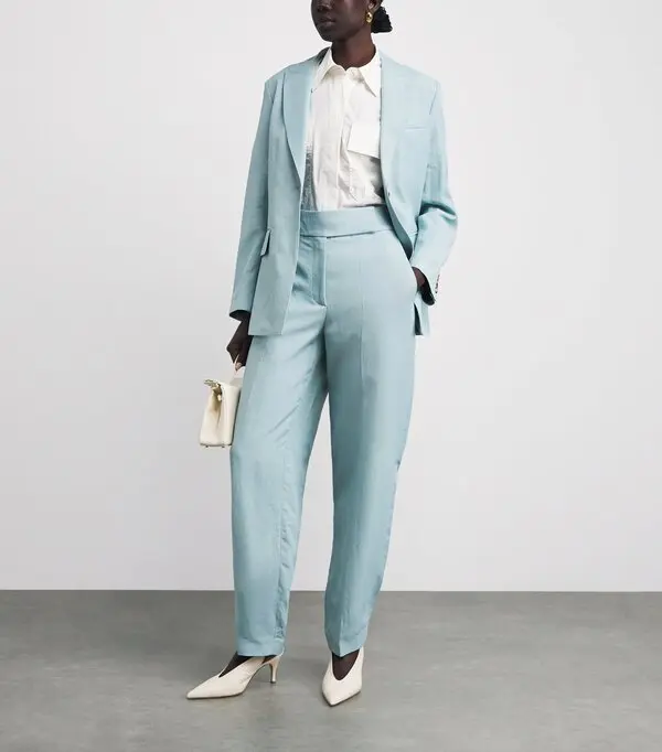 JOSEPH Linen-blend Aix Trousers