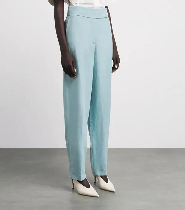 JOSEPH Linen-blend Aix Trousers