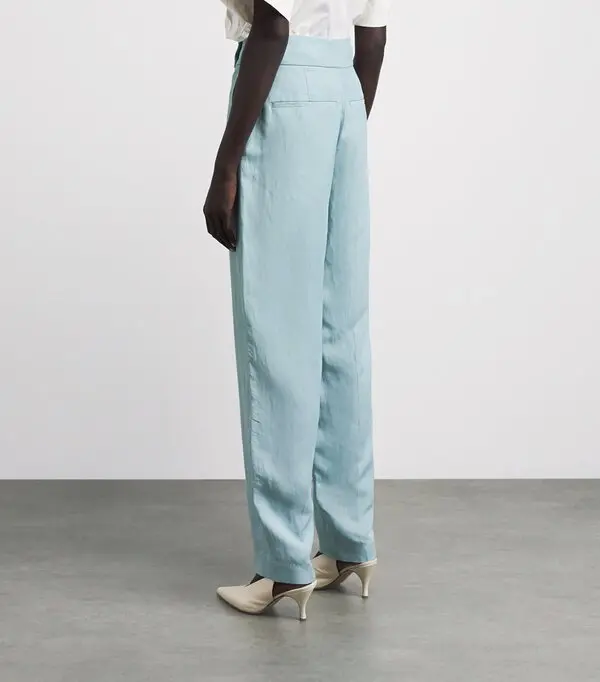 JOSEPH Linen-blend Aix Trousers